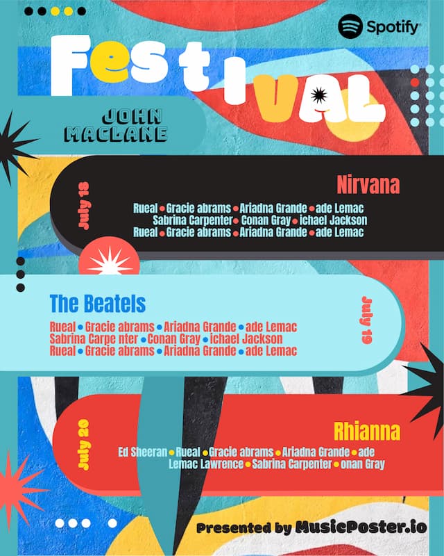 Create Spotify Universe poster